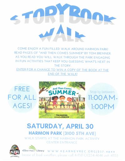 Kearney Park & Recreation Department: Storybook Walk